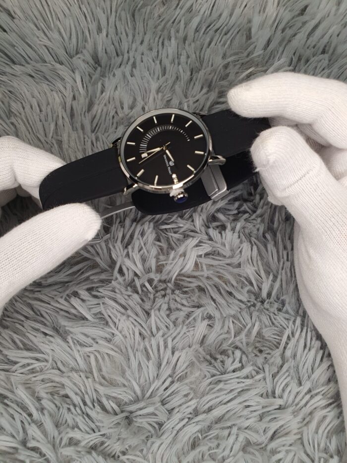 Universe Point Magnetic Lock Watch – Black Color - GhorirBazar